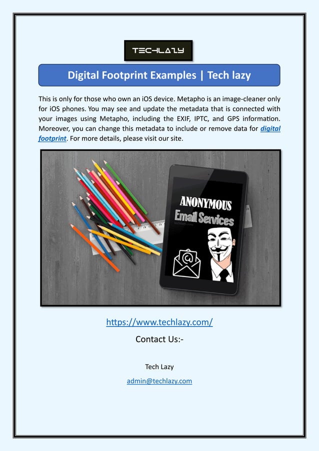 Digital Footprint Examples | PDF