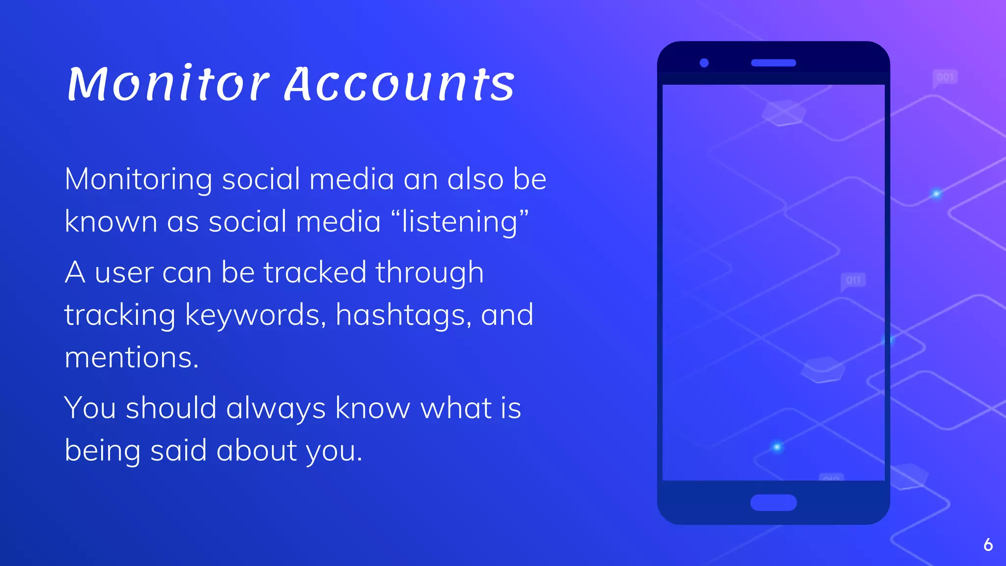 Digital Footprint Management Plan 543 | PPTX