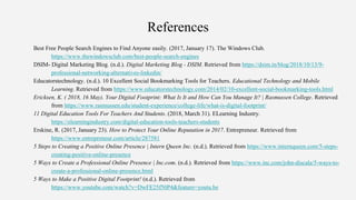 Managing Your Digital Footprint | PPTX