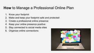 Managing Your Digital Footprint | PPTX