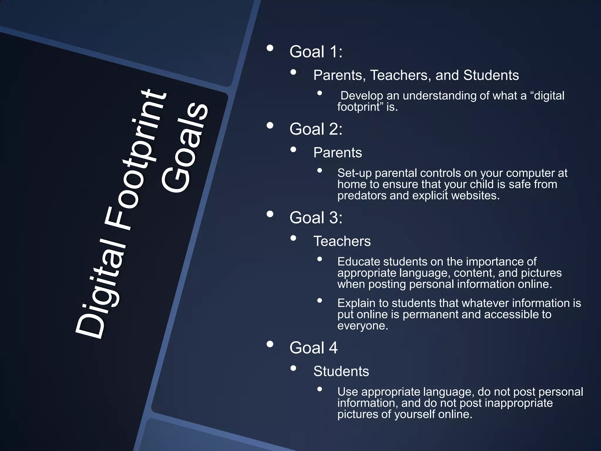 Digital footprint presentation | PPTX