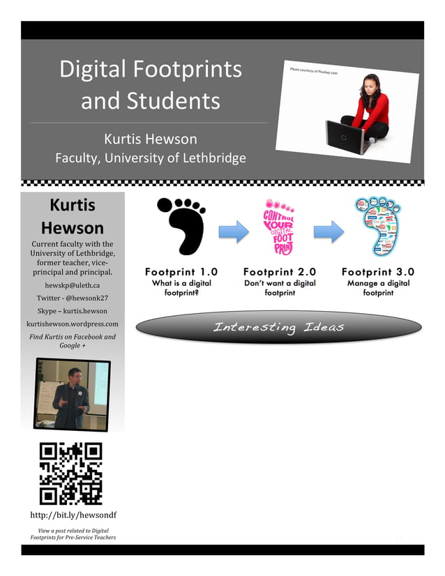 Digital footprints and Students handout | PDF