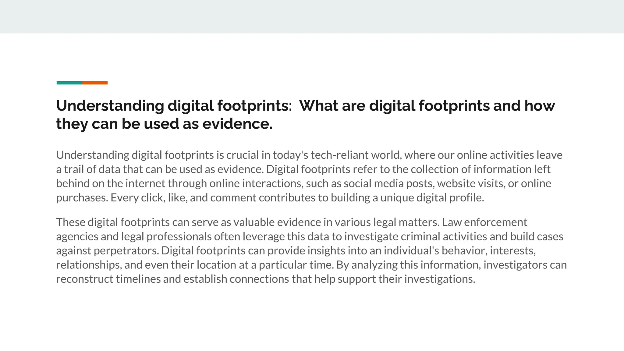 Digital Footprints_ Investigating Digital Evidence in Online Crime ...