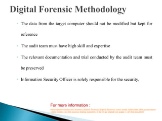 Digital Forensic Case Study | PPTX