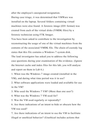 Digital Forensic Examination Summary Report(for ALL lab assignme.docx