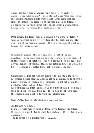 Digital Forensic Examination Summary Report(for ALL lab assignme.docx