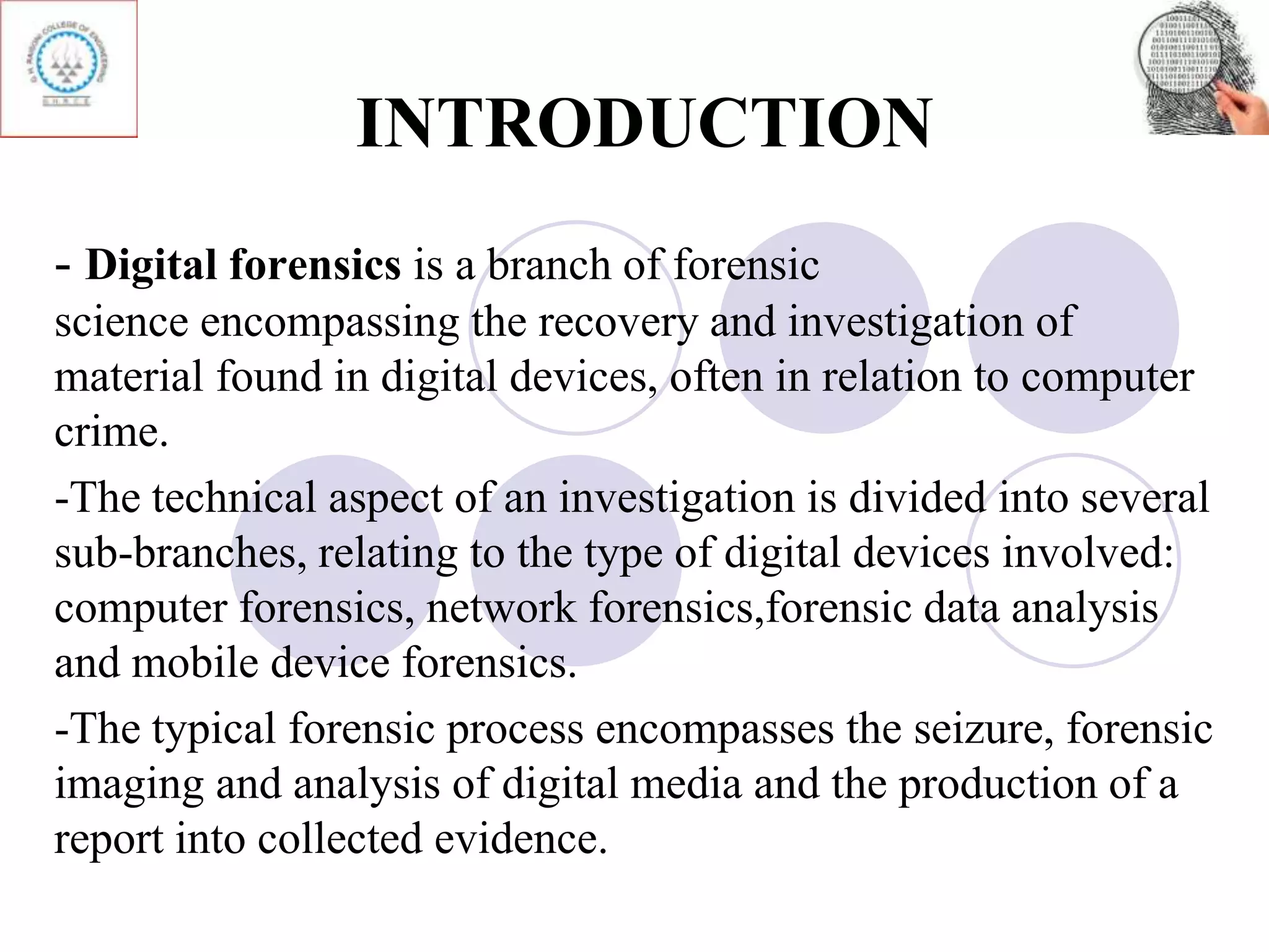 Digital forensics | PPTX