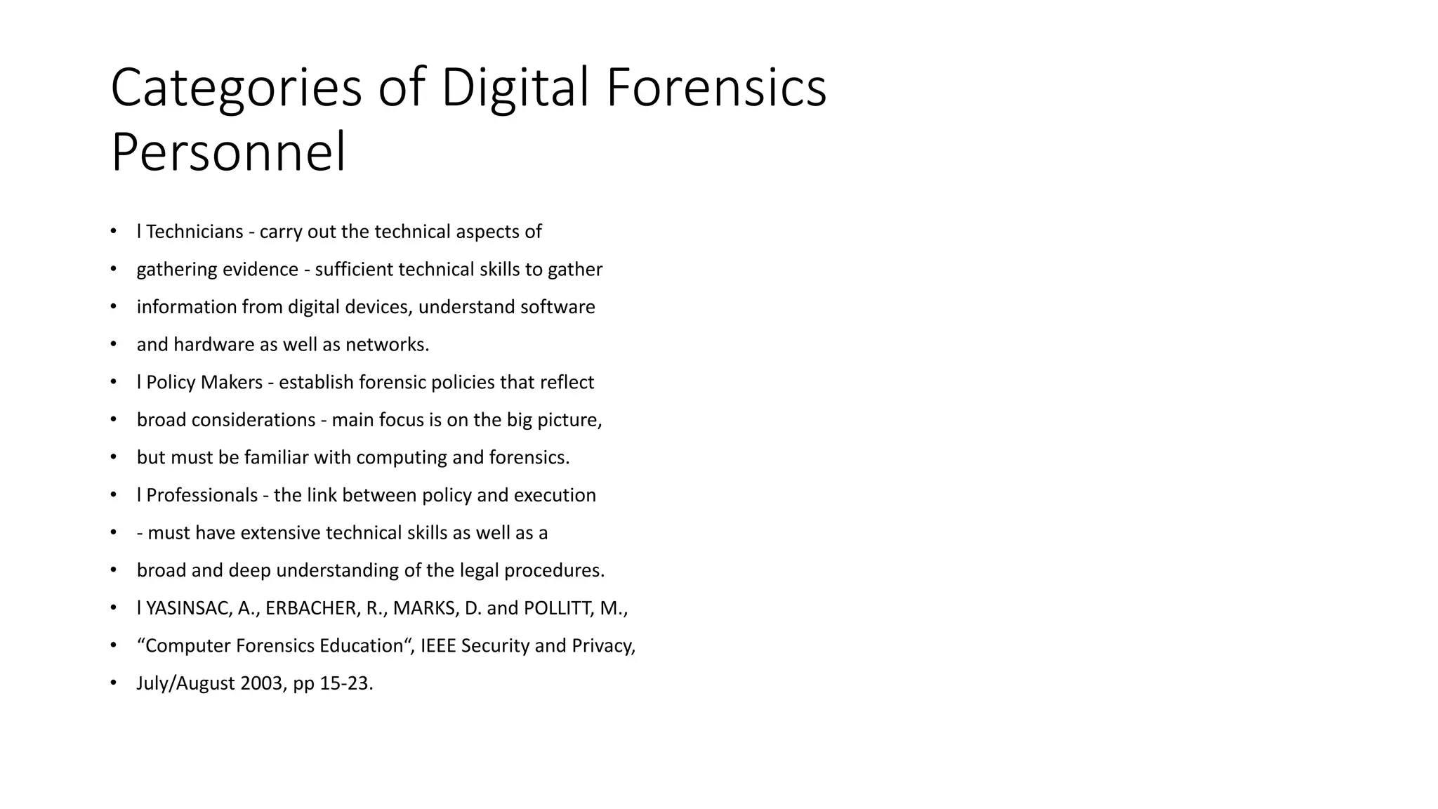 Digital forensics | PPT