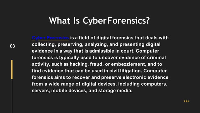 Digital Forensics Services | PPTX