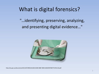 Digital forensics intro 20151123 | PPTX | Computing | Technology ...