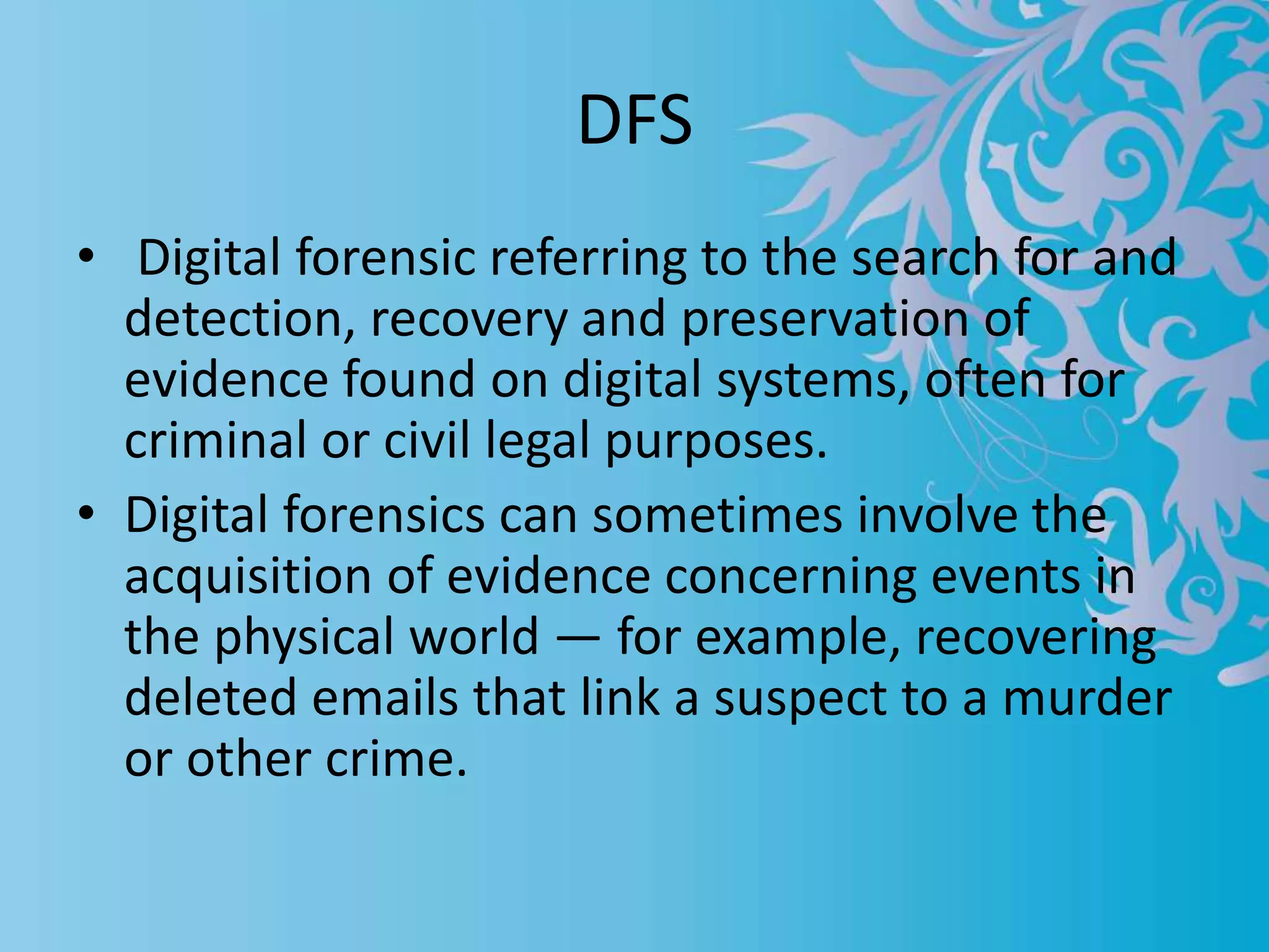 Digital forensics by vimal priya.s | PPT