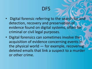 Digital forensics by vimal priya.s | PPT