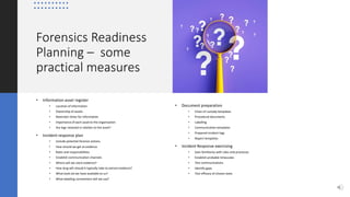 Digital Forensics Readiness - CommSec | PDF
