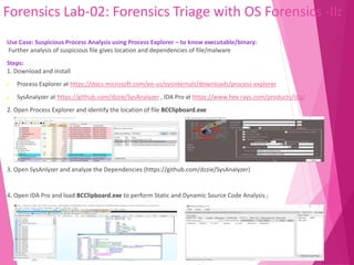 Digital Forensics Triage and Cyber Security | PPTX