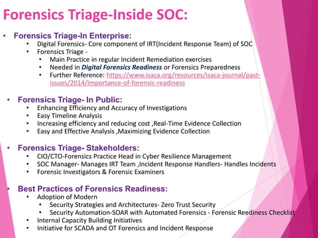 Digital Forensics Triage and Cyber Security | PPTX | Databases ...