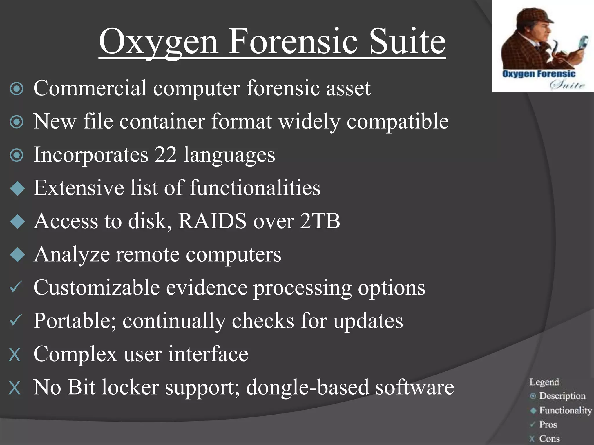 Digital forensic tools | PPTX