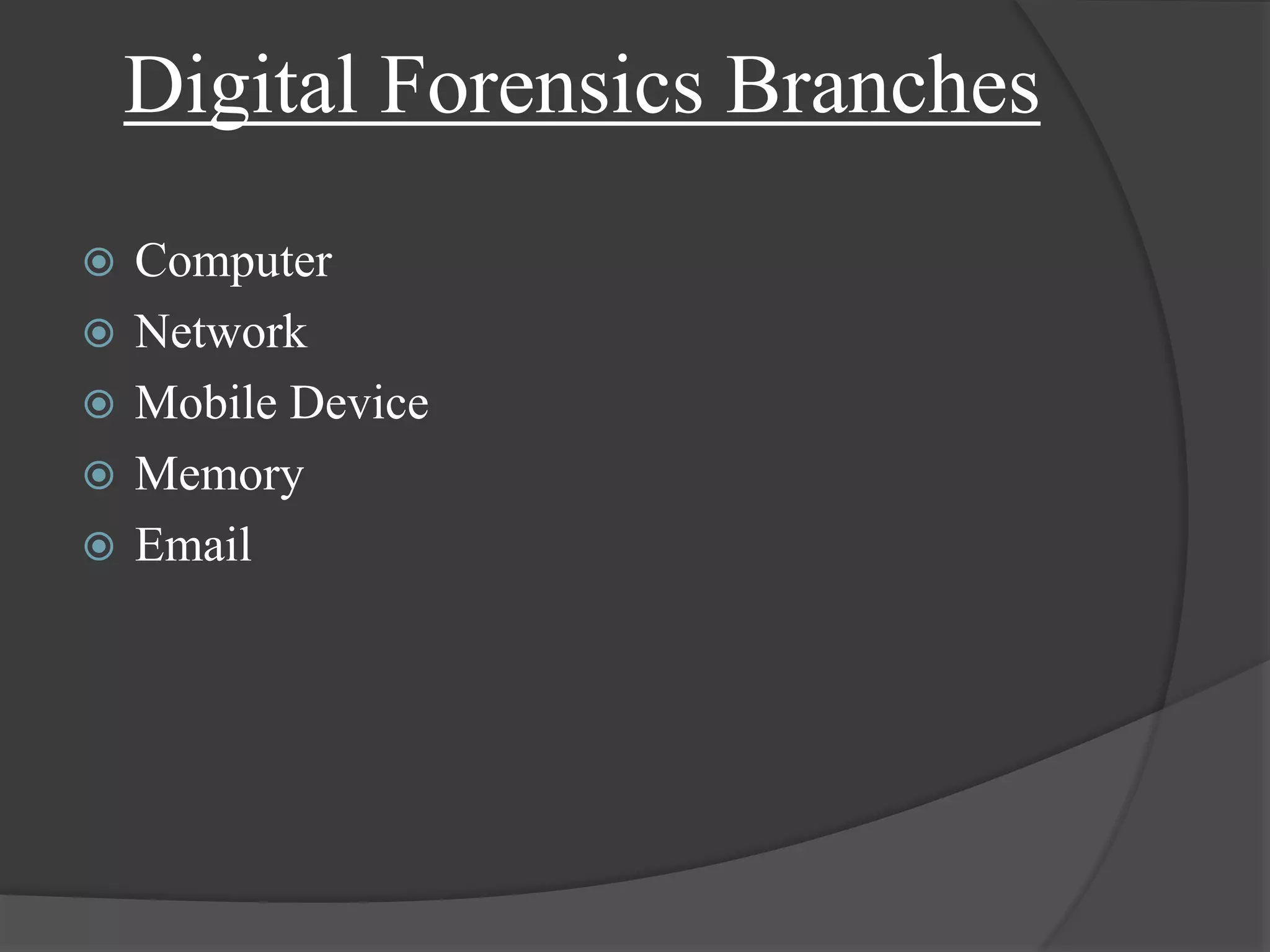 Digital forensic tools | PPTX