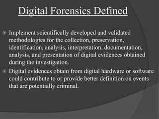 Digital forensic tools | PPTX