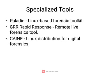 Digital Forensic Tools / Technologies For Beginners | PDF