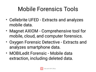 Digital Forensic Tools / Technologies For Beginners | PPT
