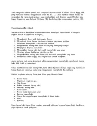 Digital forensik investigasi | DOCX