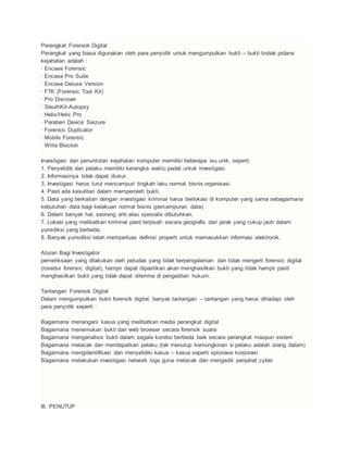 Digital forensik investigasi | DOCX
