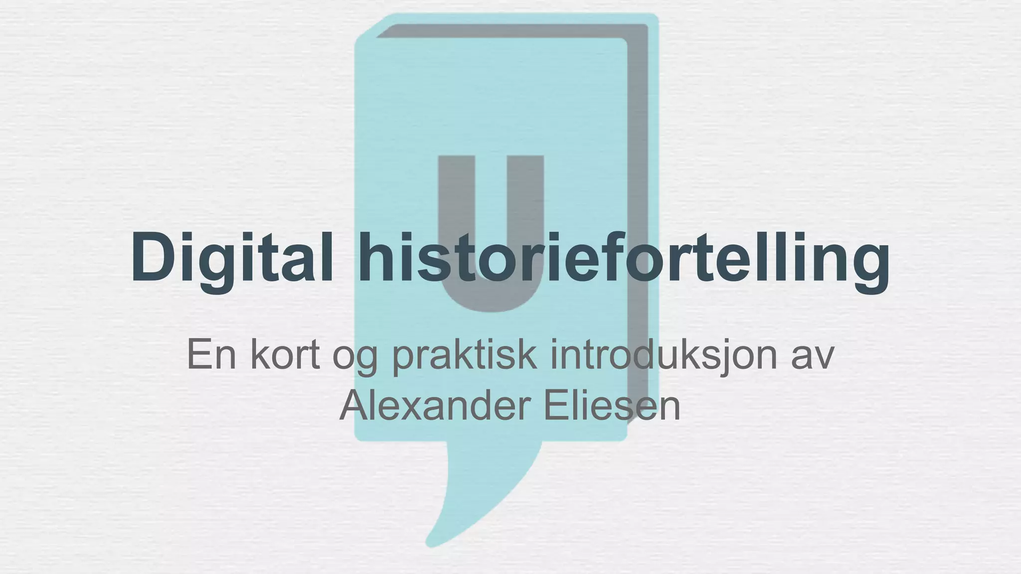 Digital formidling - Ubok | PPT