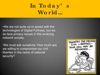 Digital fortress presentation | PPT