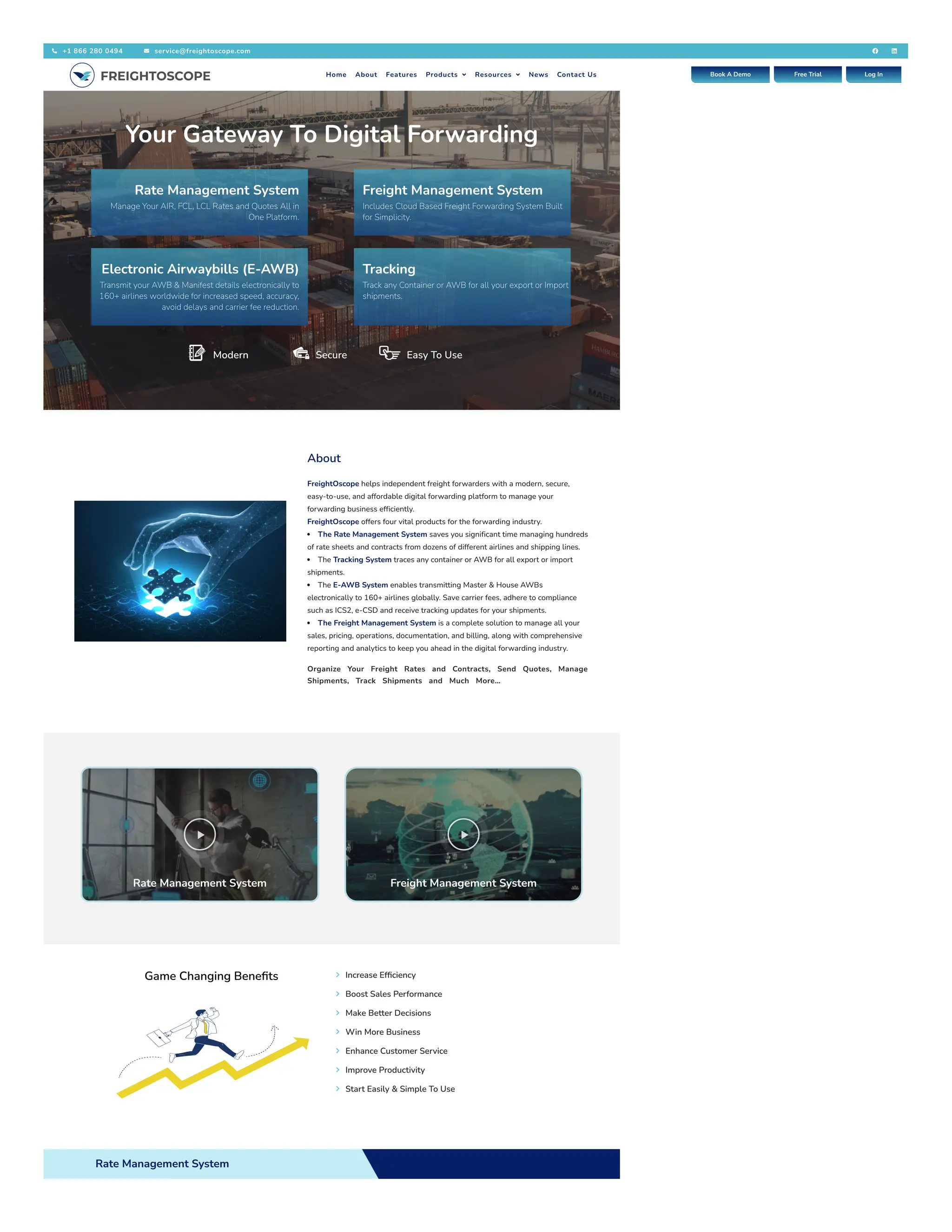 Digital Freight Forwarding | FreightOscope | PDF