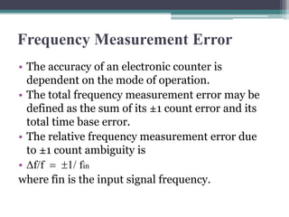 Digital frequency meter | PPTX
