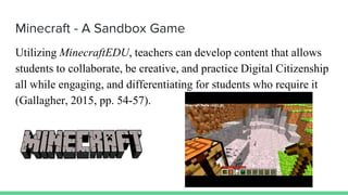 BGSU MinecraftEDU Initiative Developing MinecraftEDU Educational ...