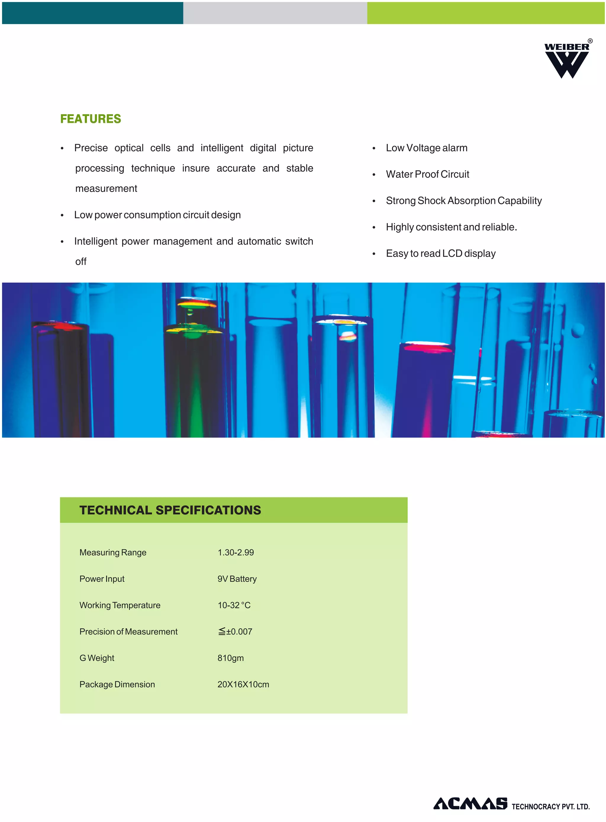 Digital Gem Refractometer by ACMAS Technologies Pvt Ltd. | PDF