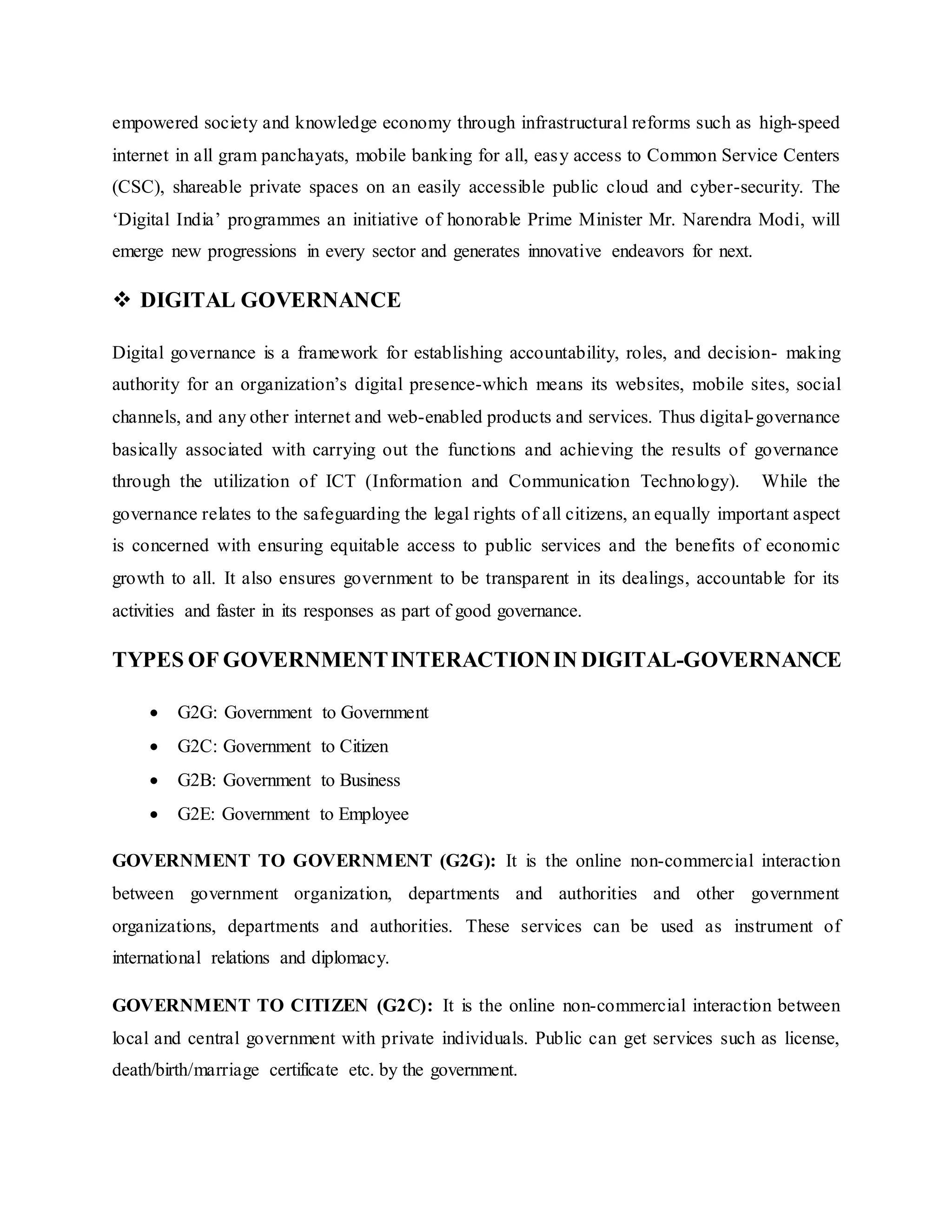 Digital governance | DOCX
