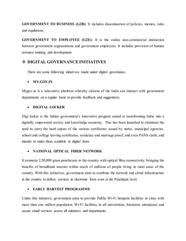 Digital governance | PDF