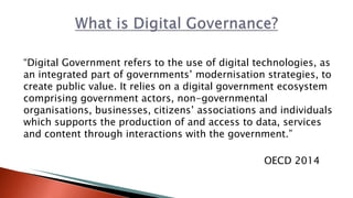 Digital Governance: Digitisation of Public Sector | PPTX
