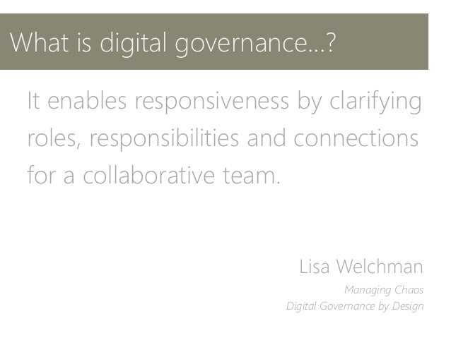 Digital governance framework overview v1.2