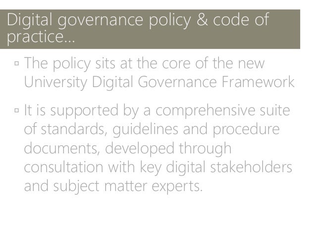 Digital governance framework overview v1.2