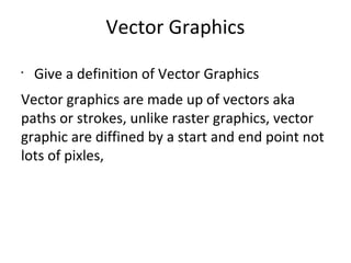 Digital graphics file formats | PPT