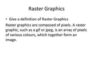 Digital graphics pro forma | PPT