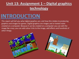 Digital graphics technology | PPTX