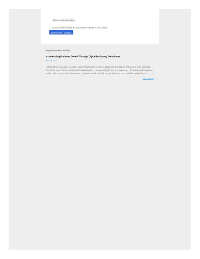 Unlocking Business Potential Through Strategic Digital Consultation | PDF