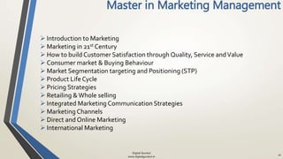 Digital Gurukul (Introduction & Course details of Digital Marketing) | PPT