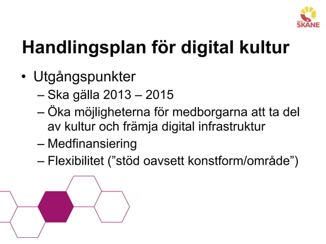 Digital handlingsplan region skåne | PPT