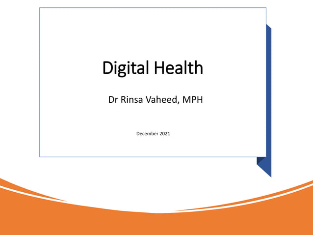 DIGITAL HEALTH.pptx | Internet | Computing