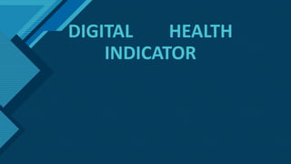 DIGITAL HEALTH this ppt explains what is digital health | PPTX