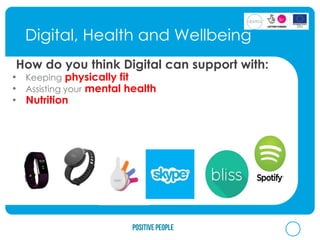 Digital, health and wellbeing | PPTX