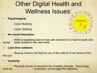 Digital health and wellness | PPTX