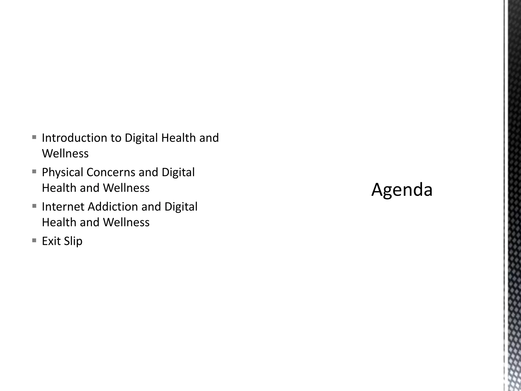 Digital Health and Wellness Presentation | PPTX
