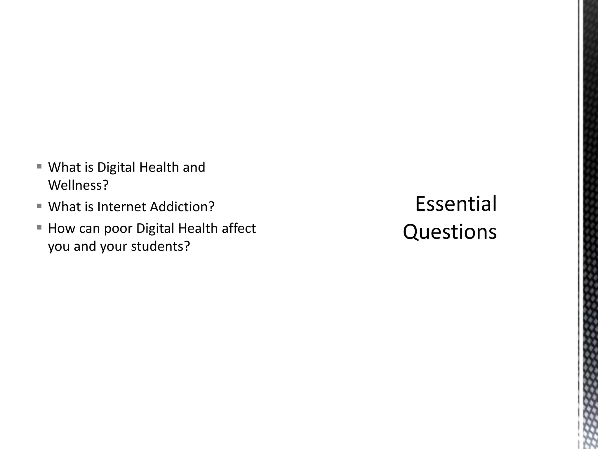 Digital Health and Wellness Presentation | PPTX