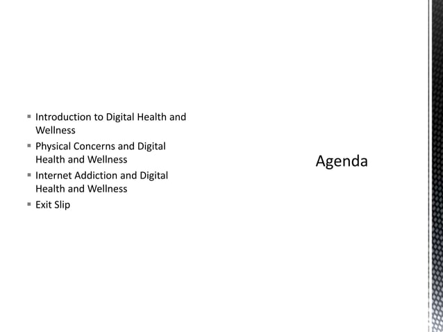 Digital Health and Wellness Presentation | PPTX